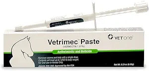 Vetrimec Paste 1.87% Oral Paste – Cottonwood Creek Feed Store